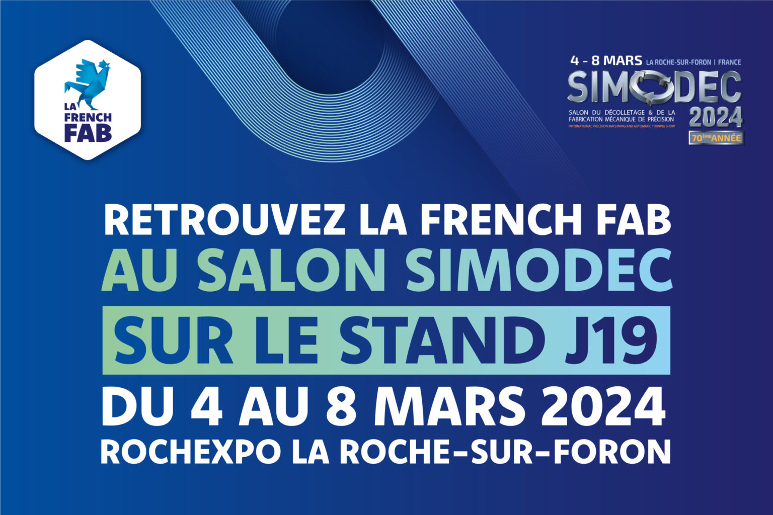 Retrouvez La French Fab au Salon SIMODEC du 4 au 8 mars 2024 - La French Fab